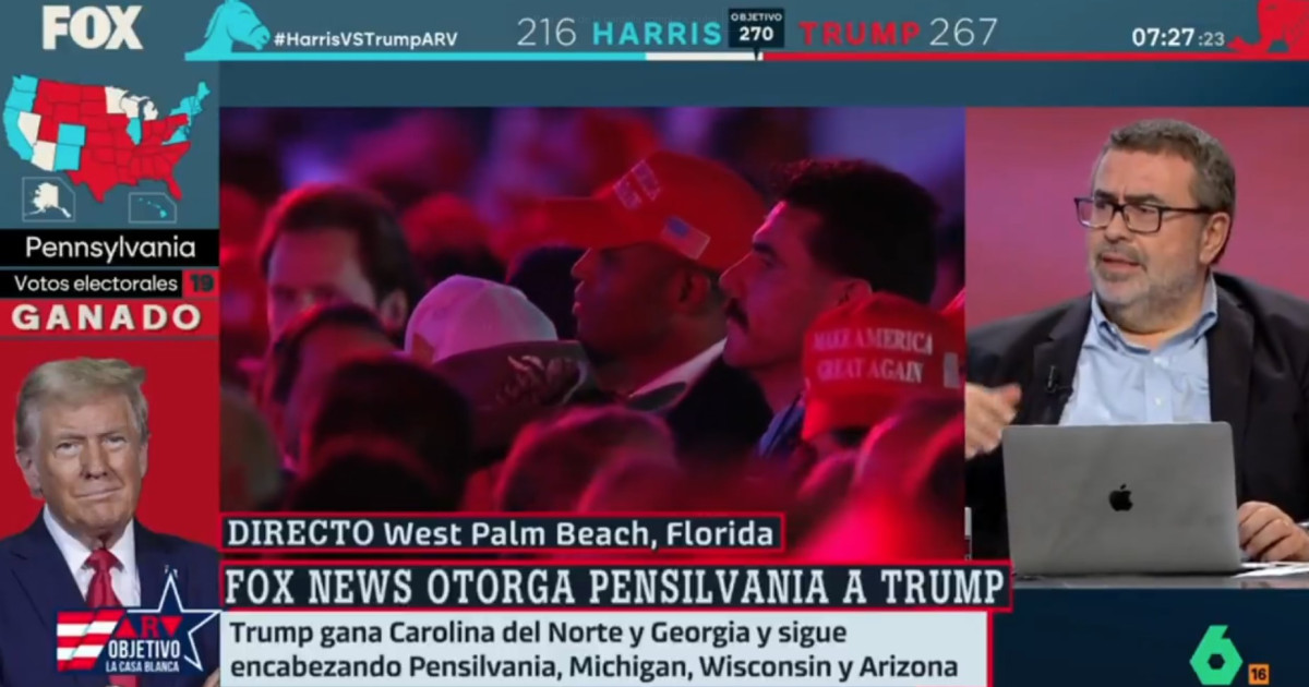 Un tertuliano de La Sexta pierde los papeles e insulta a Trump en ...