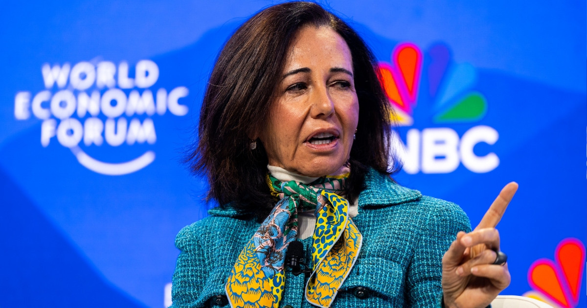 Ana Botín, en Davos: «Europa corre el riesgo de convertirse en un museo»