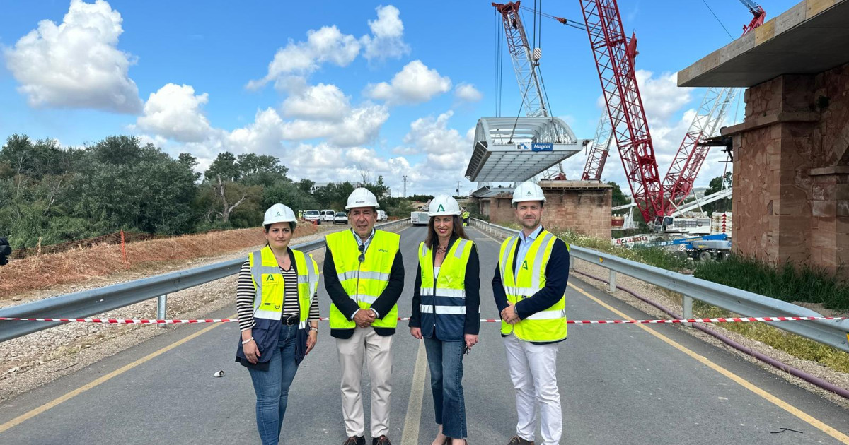 La ampliación del puente de Villa del Río cobra forma con una nueva ...
