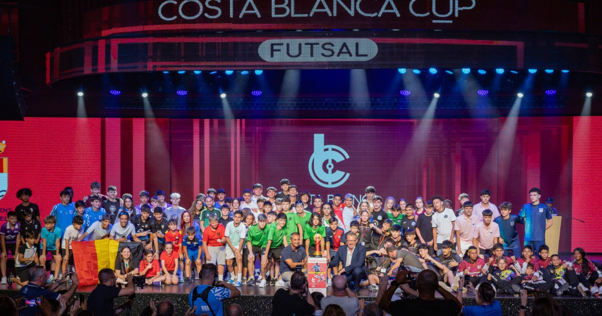 El veinte aniversario de la Costa Blanca Cup Futsal arranca la inauguración hacia una semana de ...