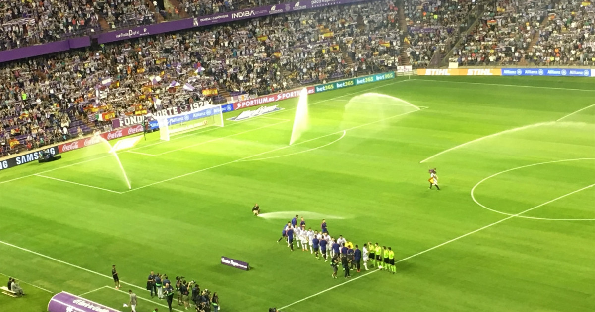 El mal estado del estadio del Valladolid obliga a suspender el partido contra el Getafe a siete ...
