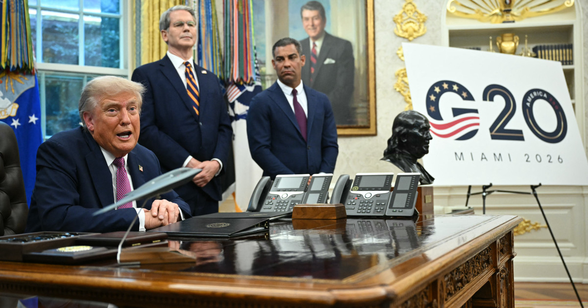 Trump anuncia que la cumbre del G20 en 2026 se celebrará en EE.UU ...