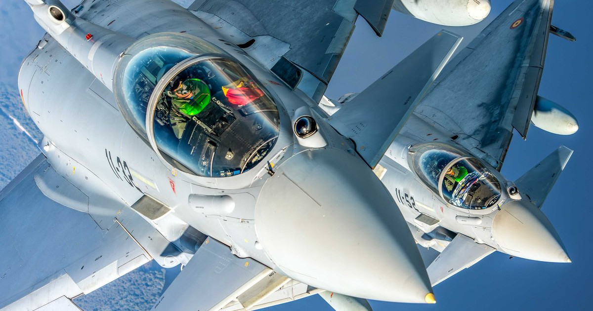 Ejército del Aire y del Espacio: Eurofighter y F-18 prueban misiles ...