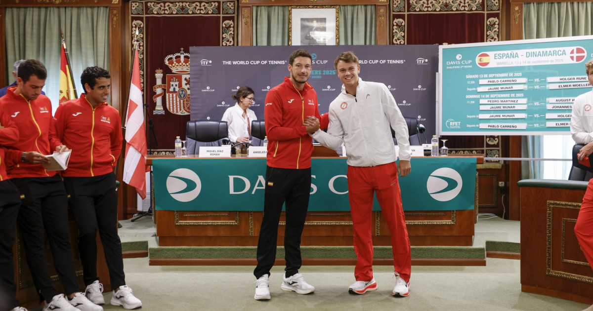 El duelo entre Carreño y Rune abrirá un España - Dinamarca con protagonismo para Munar