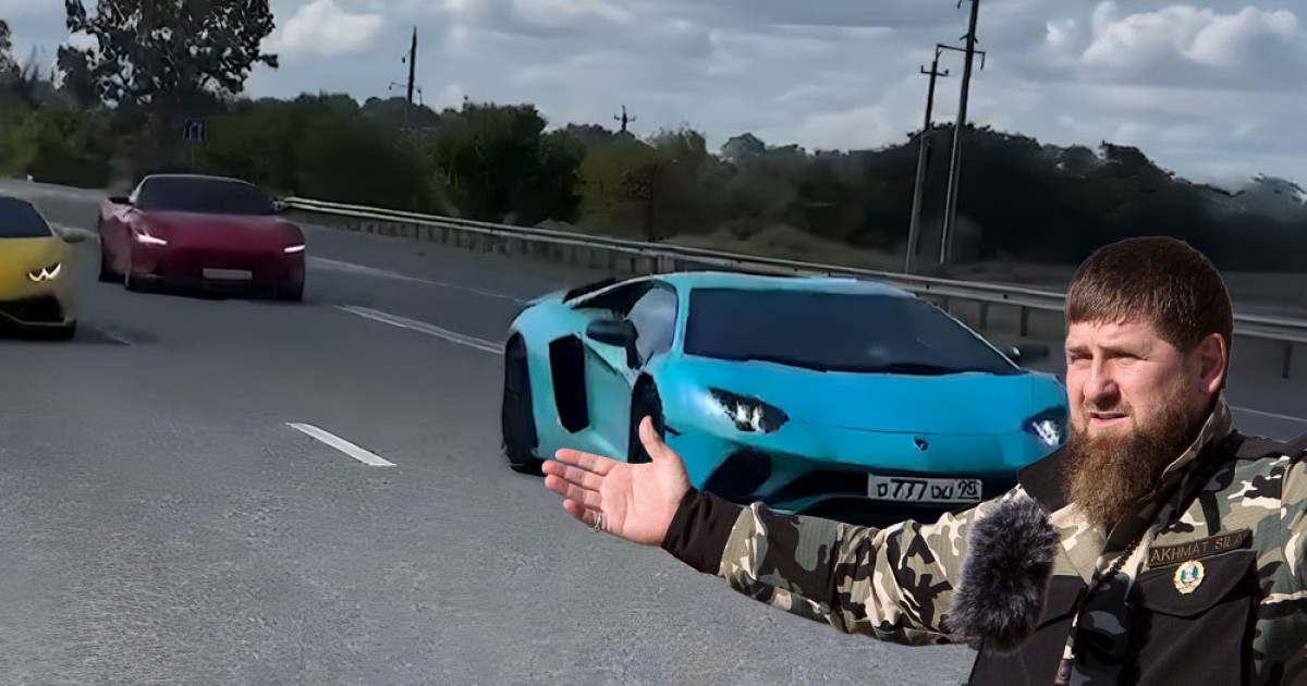 La increíble caravana de 80 coches que ha organizado el tirano checheno ...