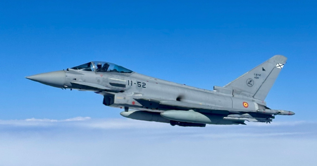 Eurofighter españoles reaccionan ante una violación del espacio aéreo ...