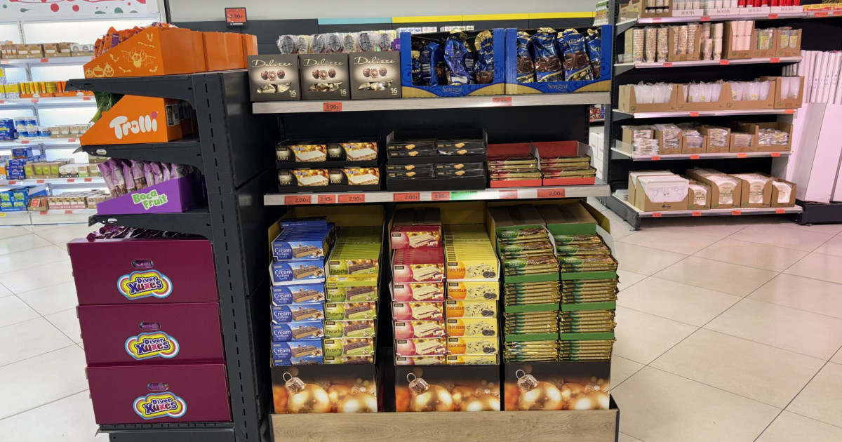 Mercadona ya vende ocho tipos de turrones para la Navidad 2025