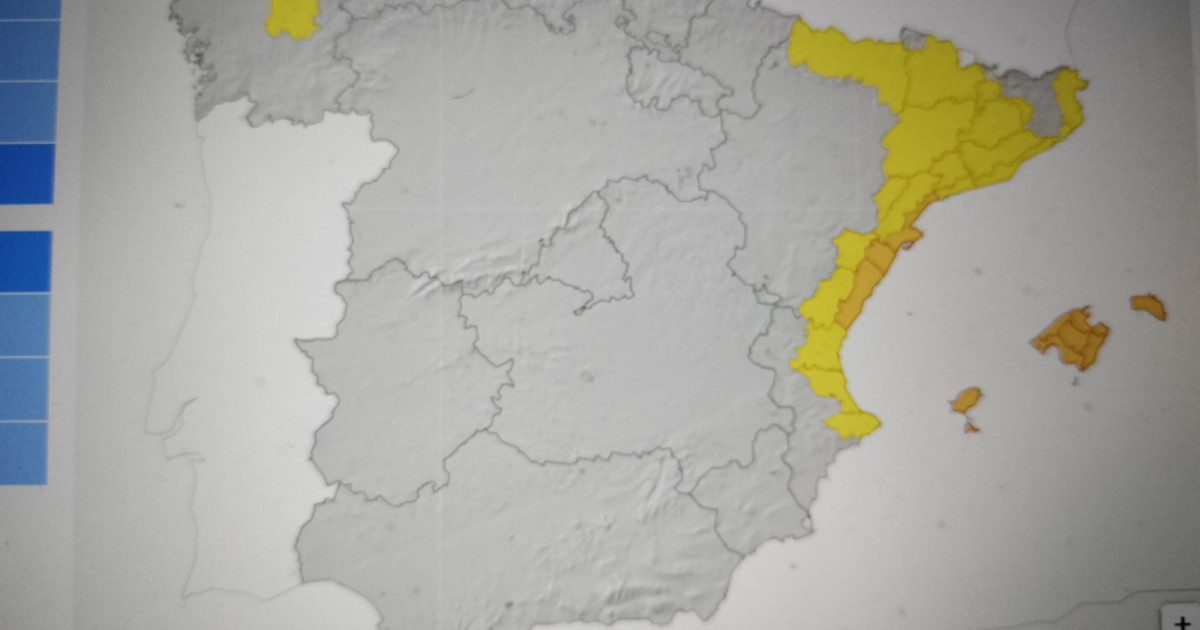 La Aemet confirma las nuevas previsiones y avisos por lluvias en ...