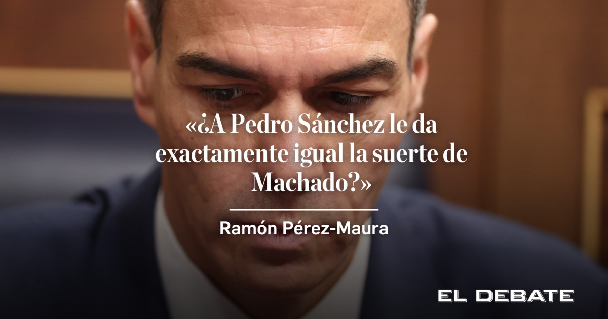 Ramón Pérez-Maura | Pedro Sánchez y María Corina Machado
