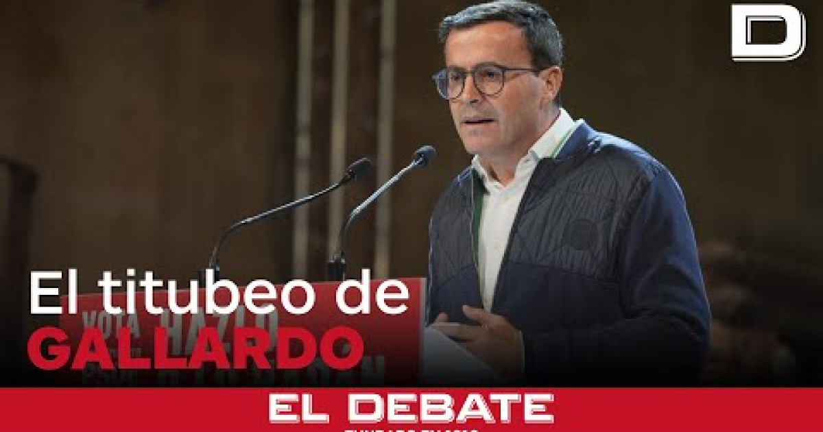 El titubeo de Gallardo cuando le recuerdan que está procesado: «Eh ...