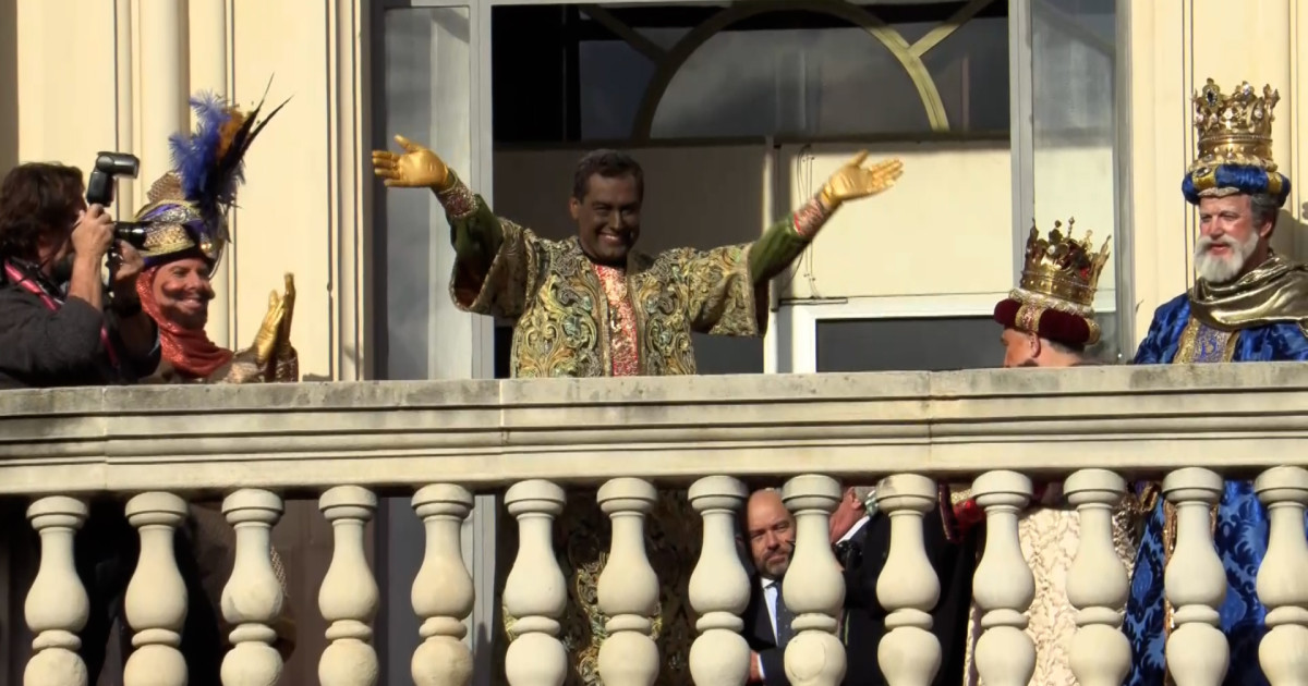 Así se transformó Juanma Moreno en Baltasar en la cabalgata de Reyes de ...