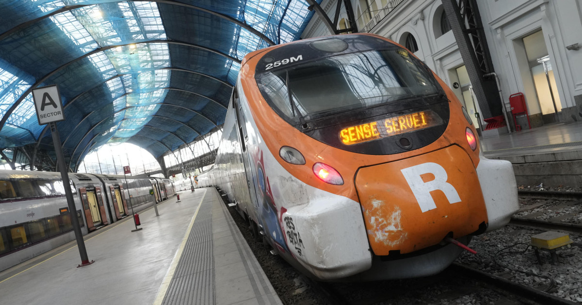 La mitad de trenes de Rodalies en Barcelona no llegó a tiempo en 2025 ...