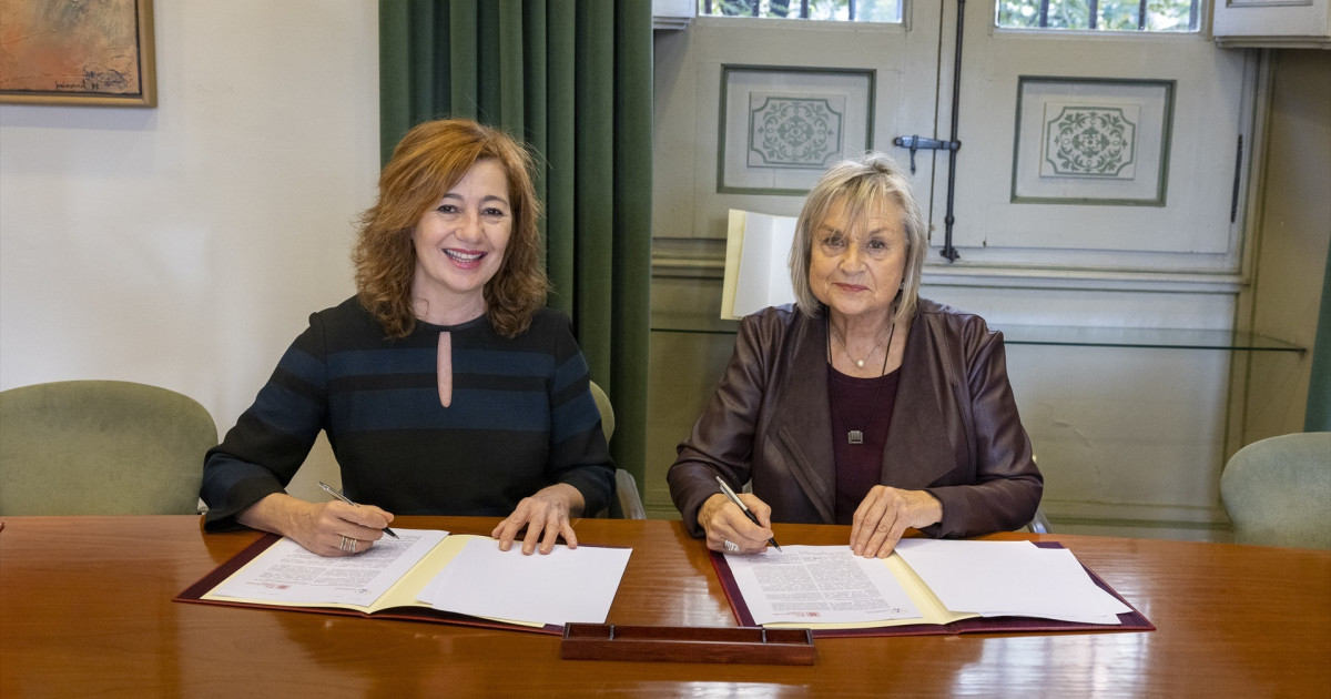 Armengol firma un convenio para que el Congreso colabore en la ...