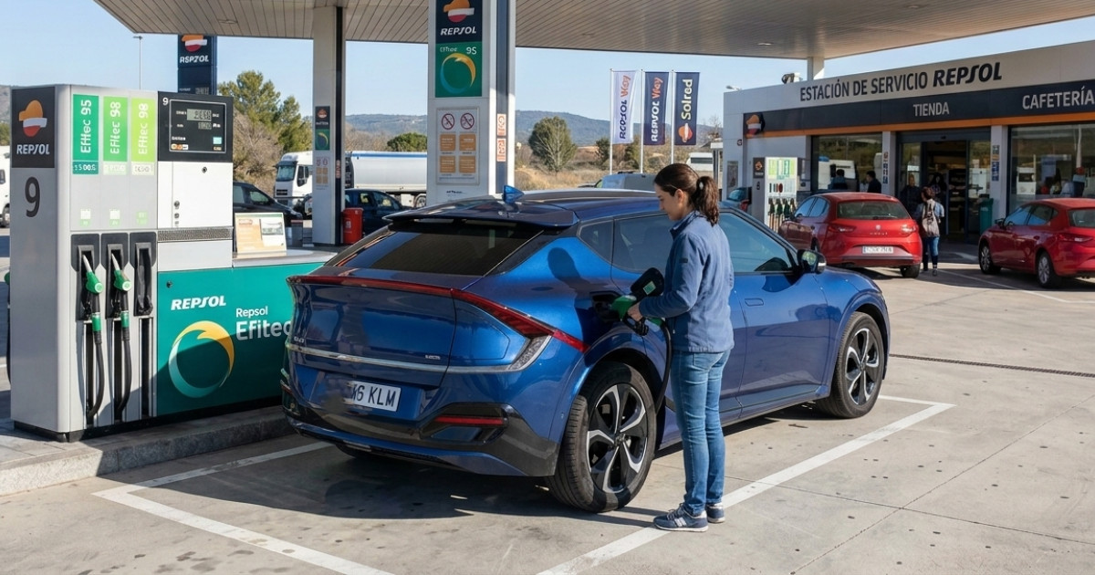 Repostar en perpendicular, la nueva manera de echar gasolina que es ...